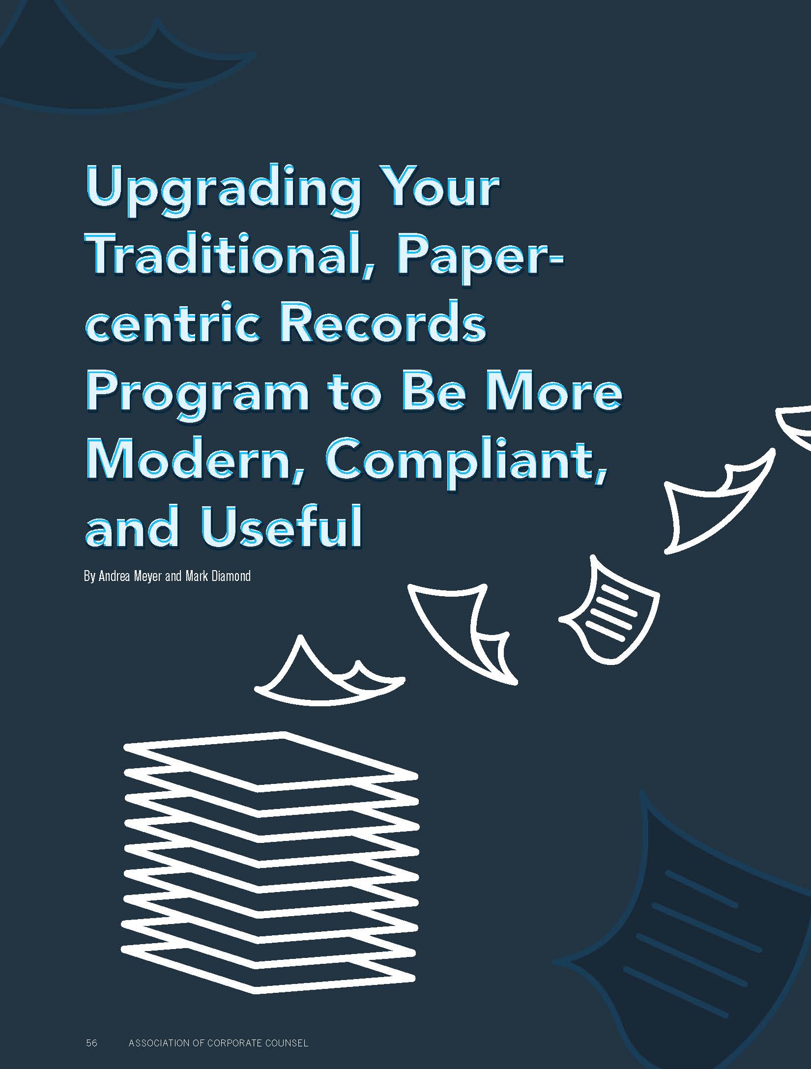 Upgrading Your Traditional, Paper-centric Records Program to be More ...